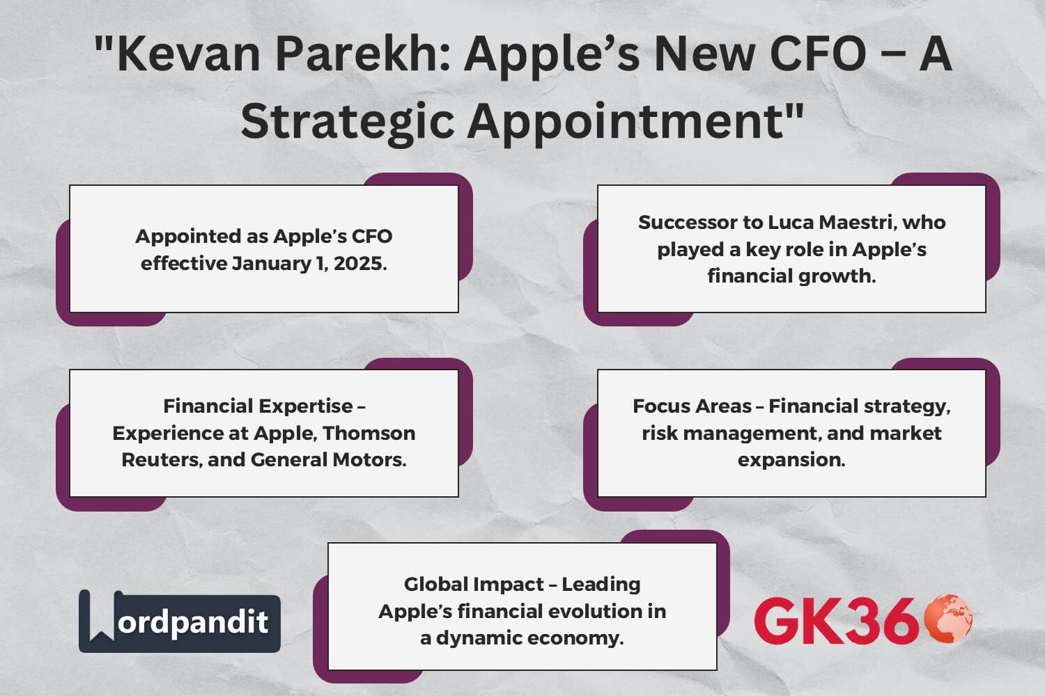 Apple Appoints Indian-Origin Engineer Kevan Parekh as New Chief ...